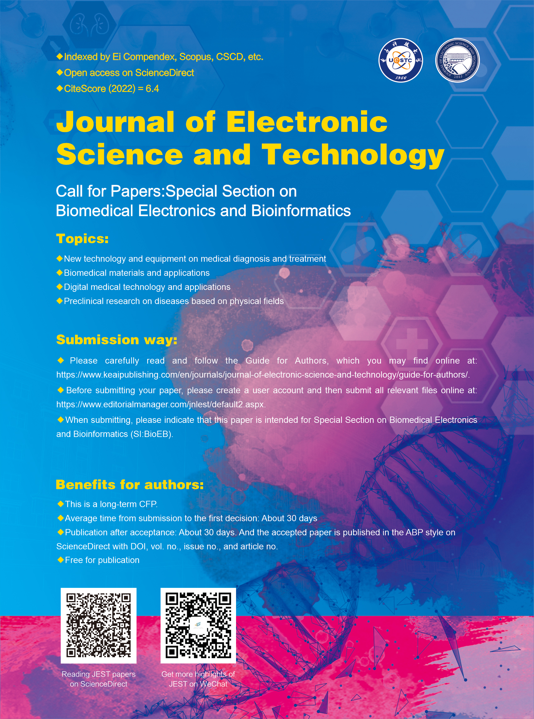 Special Section on Biomedical Electronics and Bioinformatics | KeAi ...